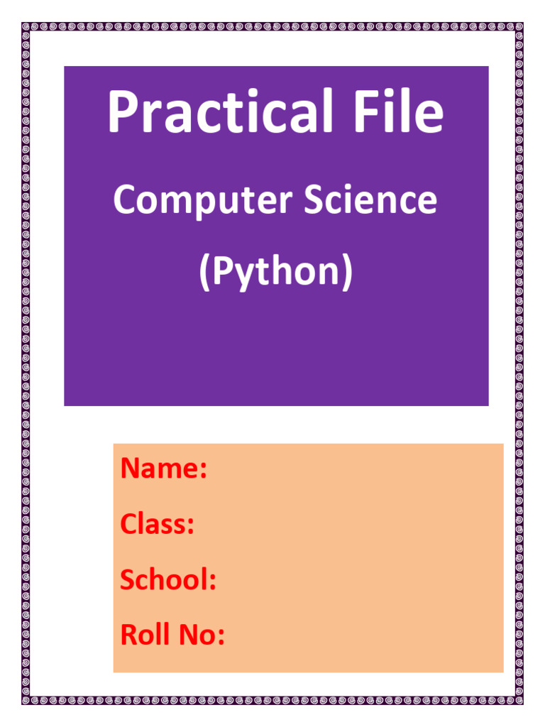 Practicle File | PDF | Numbers | Letter Case