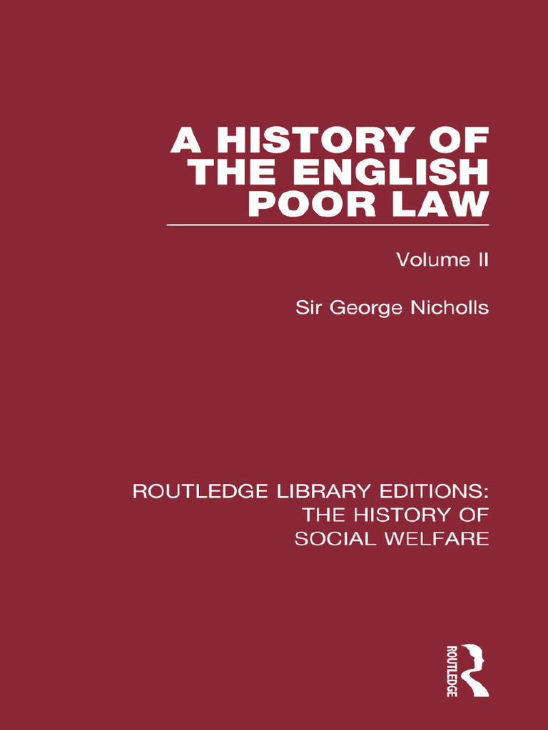 History of the English Poor Law Vol. II | PDF
