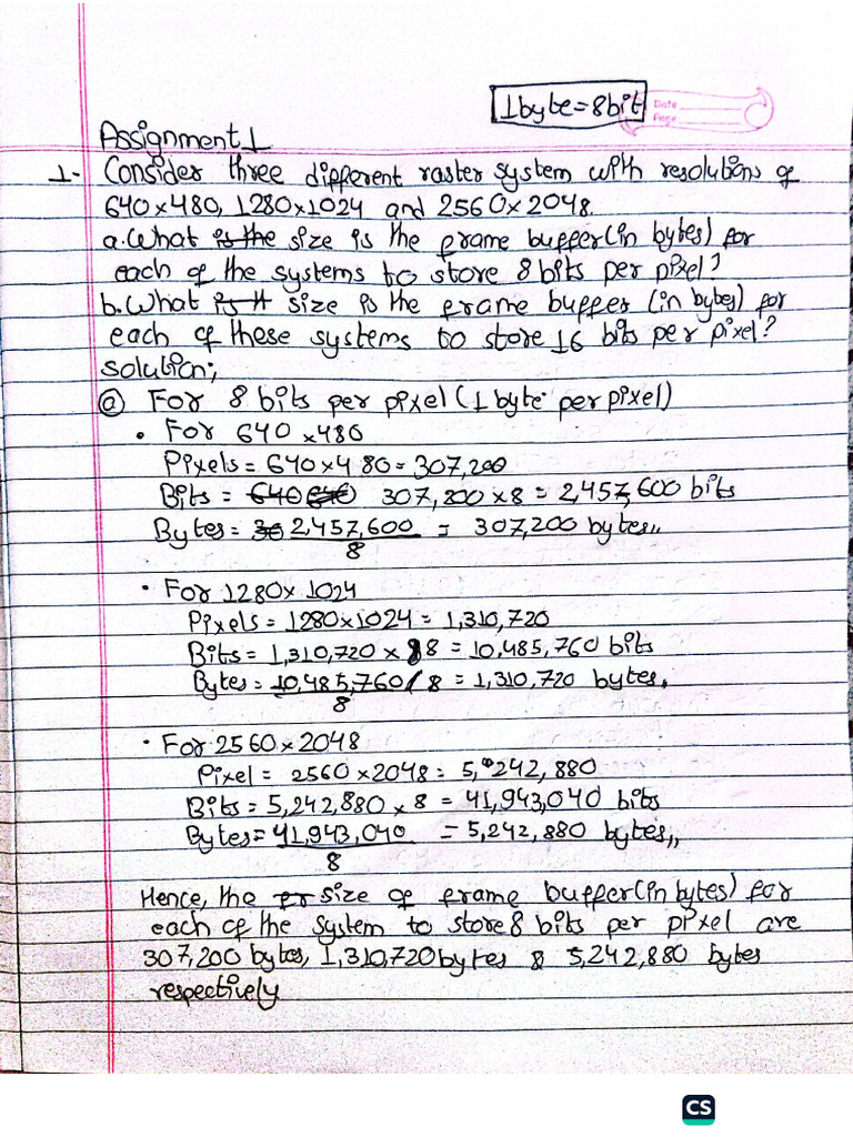 Cg Assignment 1 | PDF