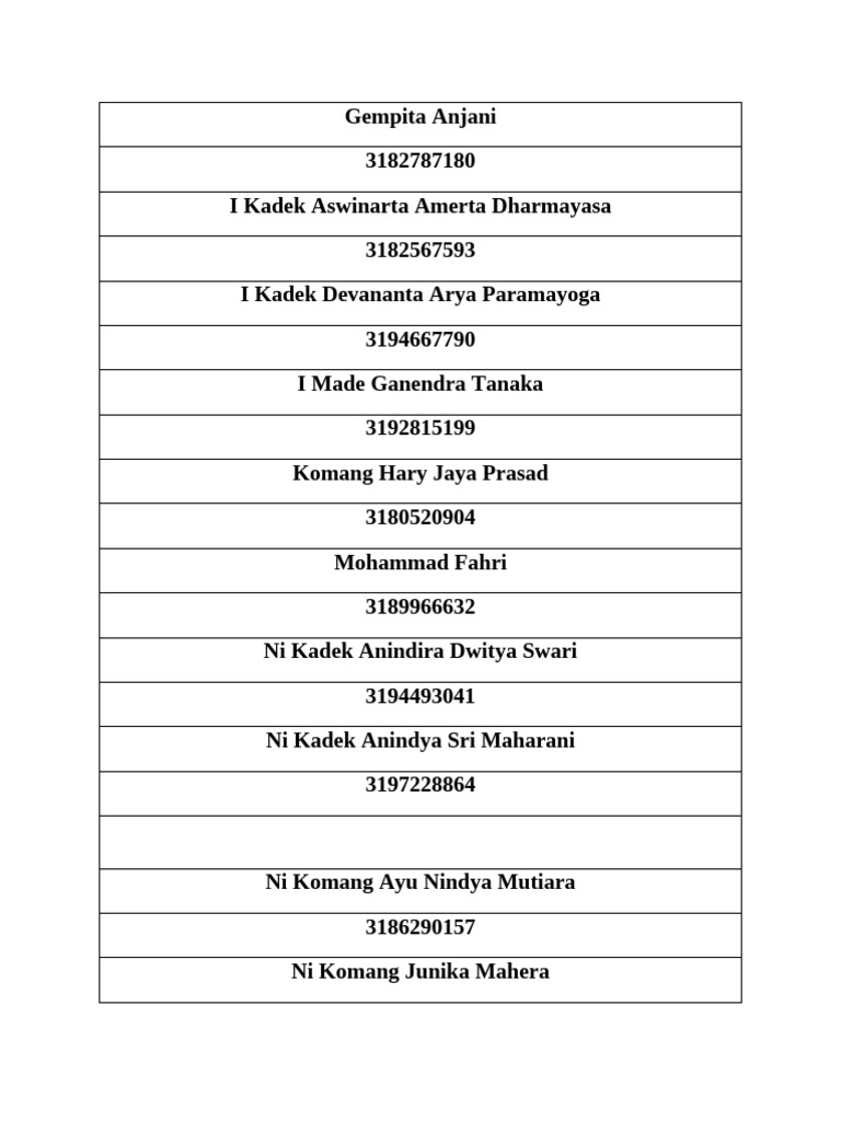 Sampul Nama Rapot Siswa | PDF