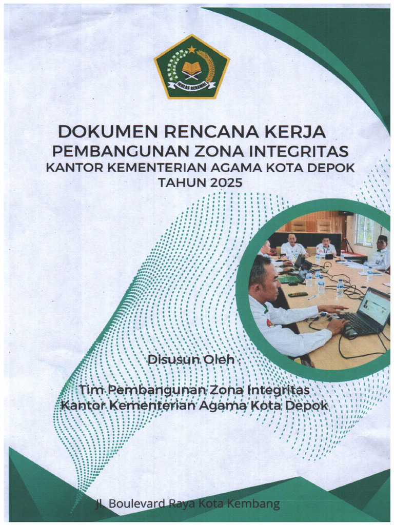 Dokumen Rencana Kerja Pembangunan Zona Integritas | PDF