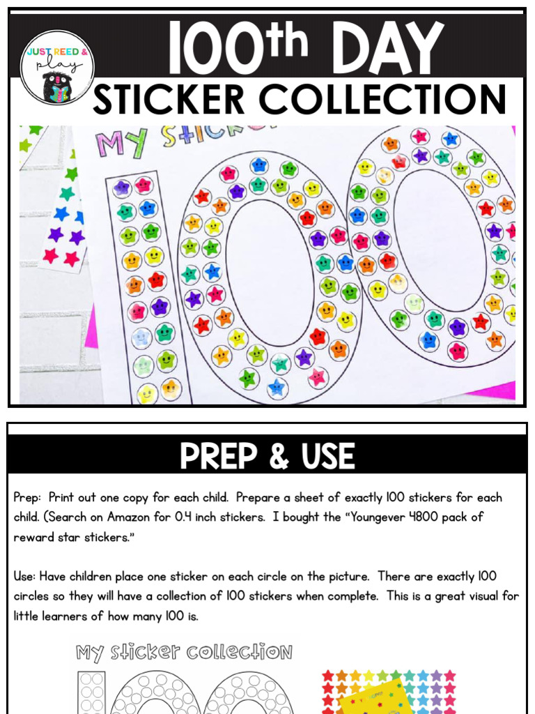 100th Day Sticker Collection | PDF | Digital Millennium Copyright Act ...