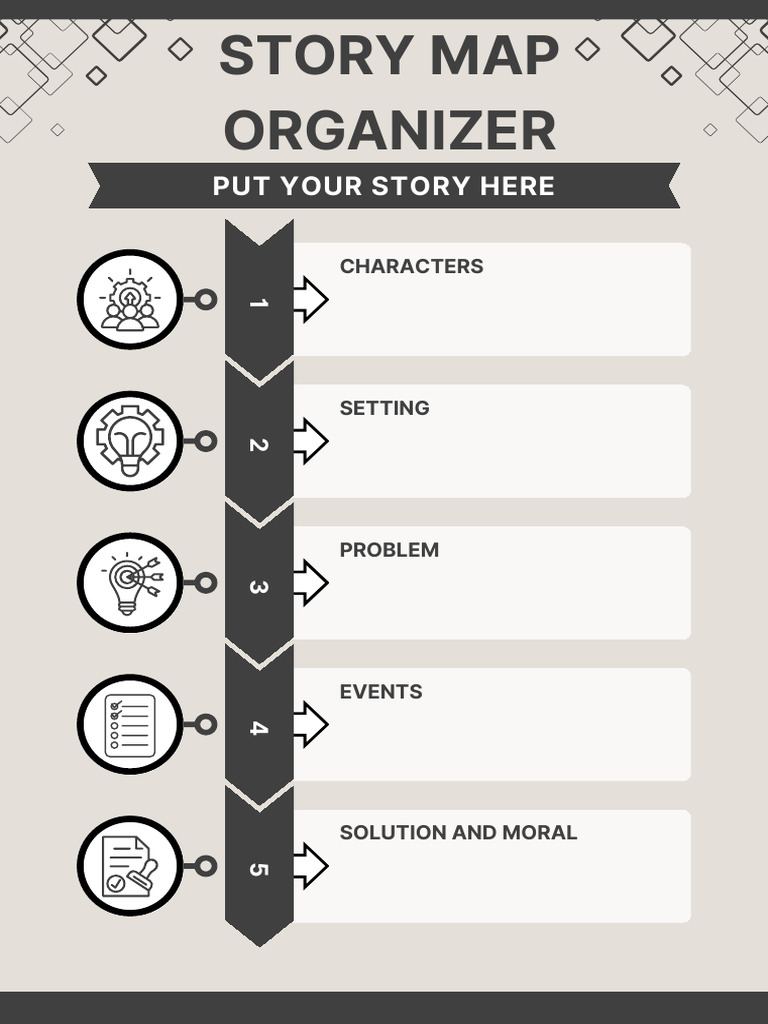 Black and White Modern Business Timeline A4 | PDF