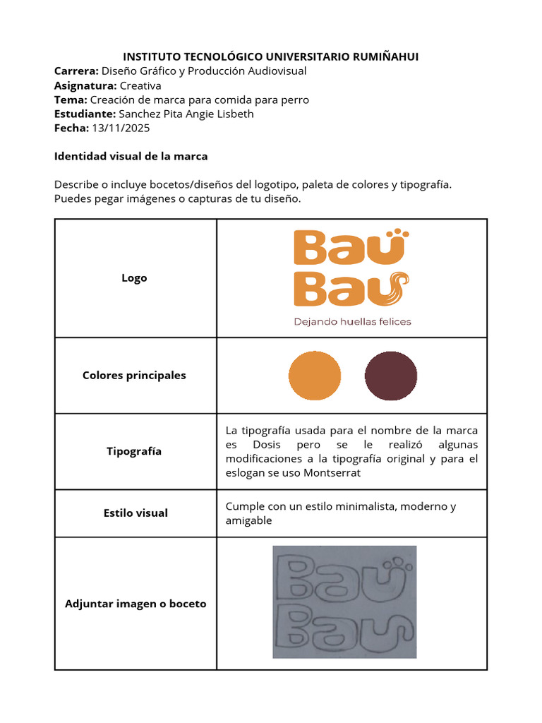S4 Identidad Visual de La Marca de Comida para Perro | PDF