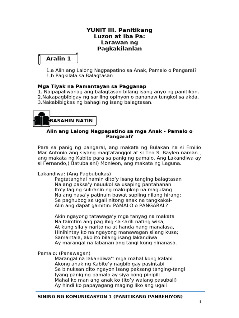 GRADE 7 3rd Grading Modyul Final (22) | PDF