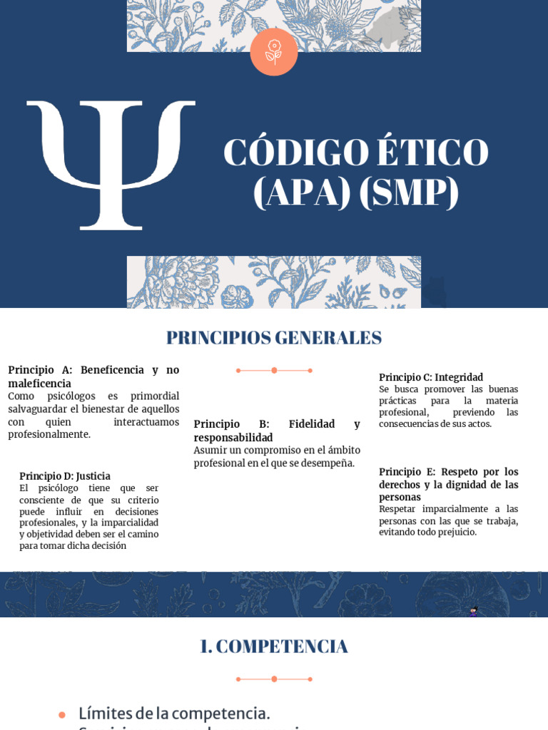 Código Ético (APA) | PDF | Consentimiento informado | Terapia