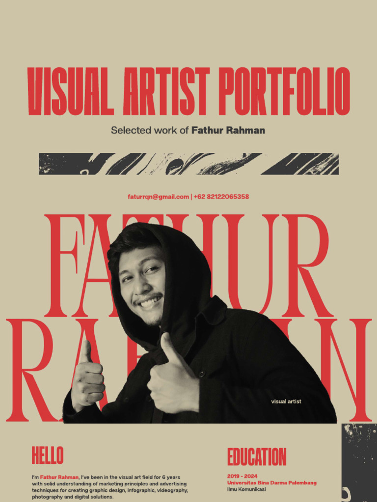 Fathur Rahman Resume and Portfolio | PDF
