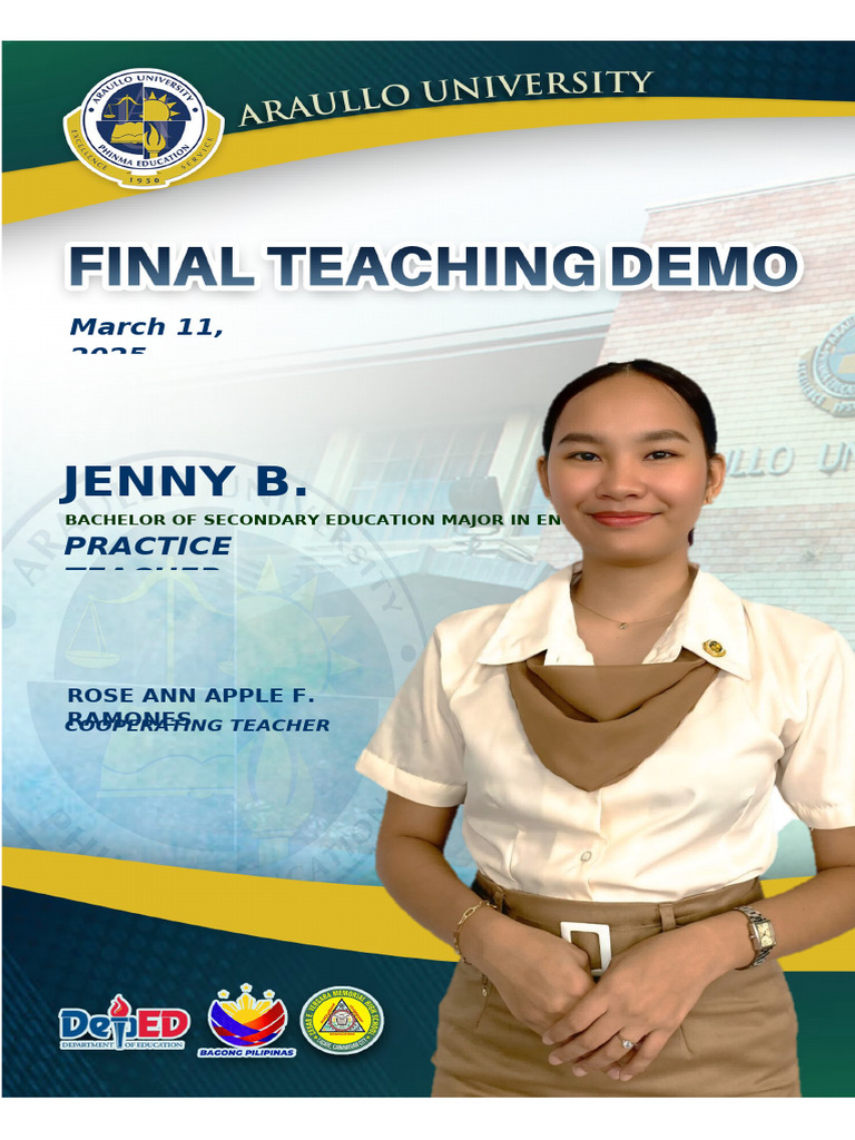 Final Demo Cover Page Template | PDF