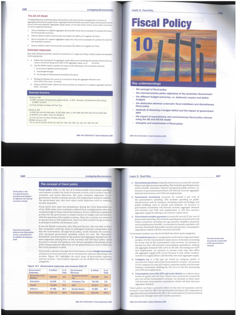Fiscal Policy | PDF