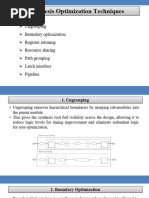VLSI Synthesis Optimization Techniques | PDF
