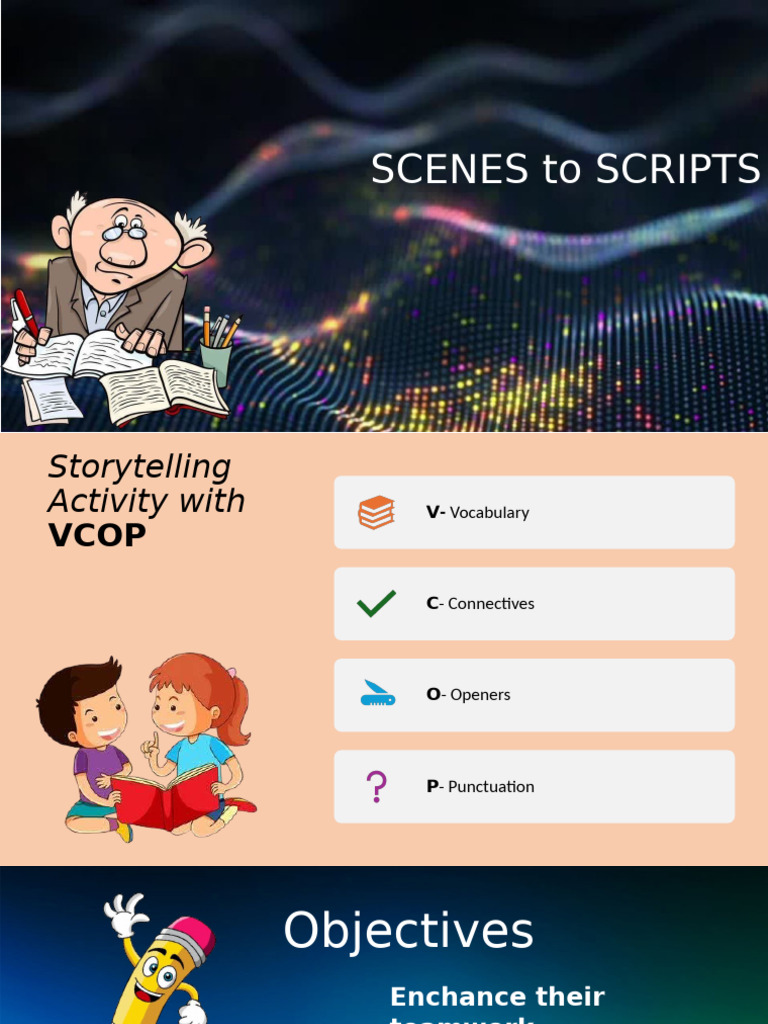 Enhance Storytelling with VCOP Techniques | PDF