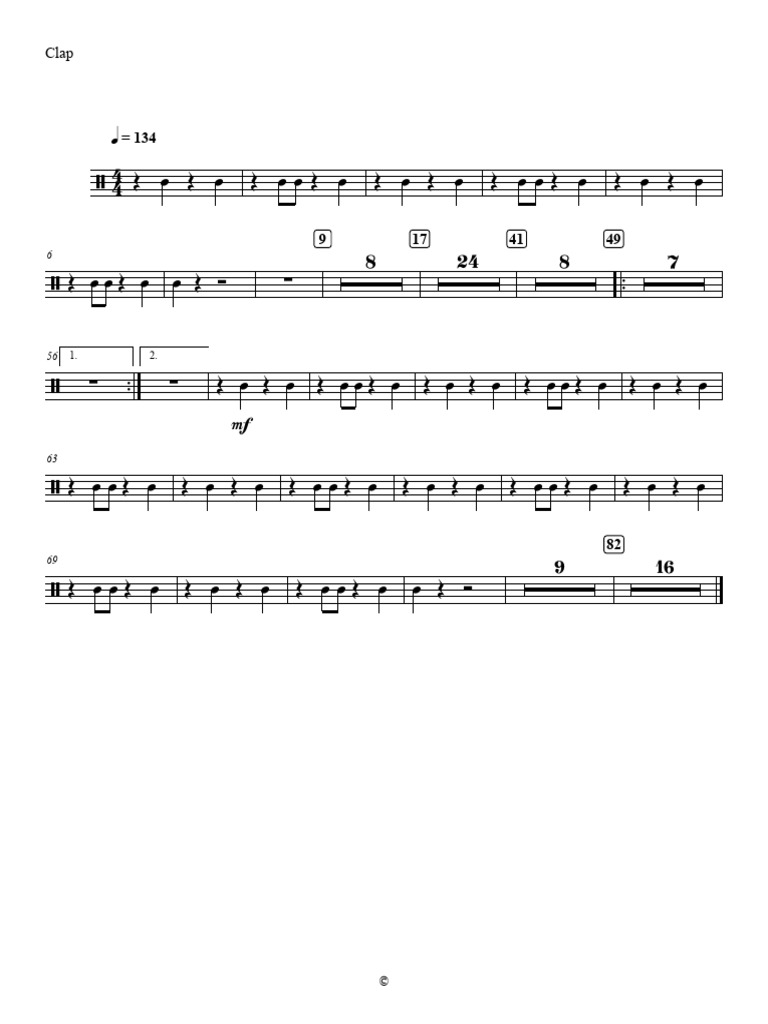 All About The Bass - Clap | PDF