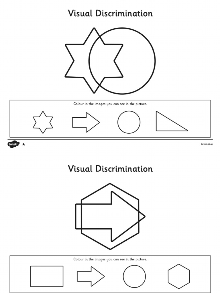 Visual Perception Worksheet | PDF