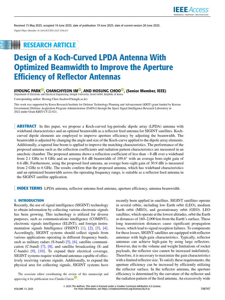 Design of A Koch-Curved LPDA Antenna With Optimized Beamwidth To ...
