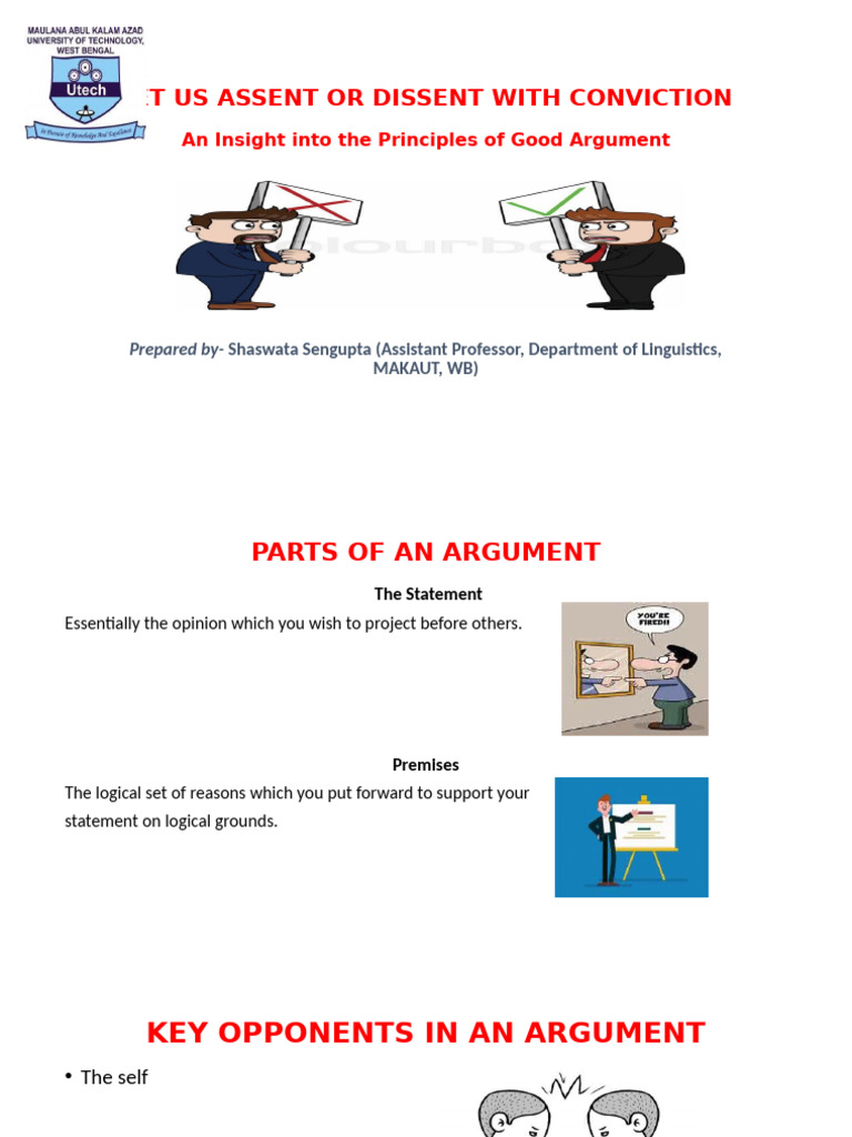 Principles of Argument | PDF | Argument | Reason
