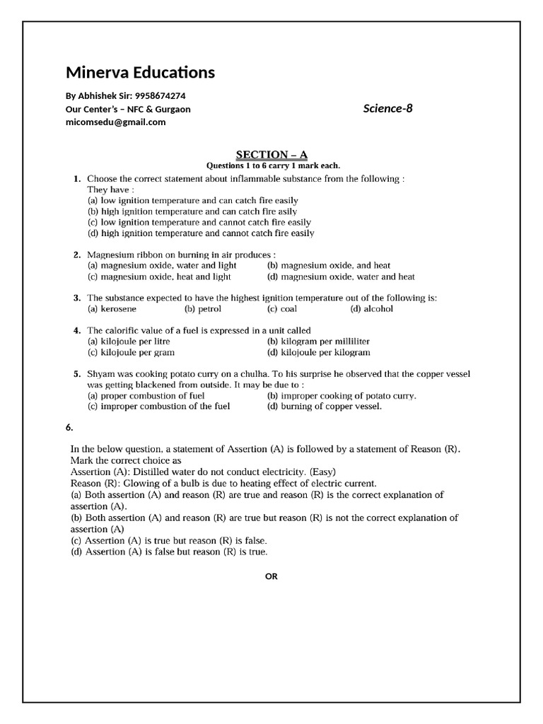 Class 8 TH Test Paper | PDF