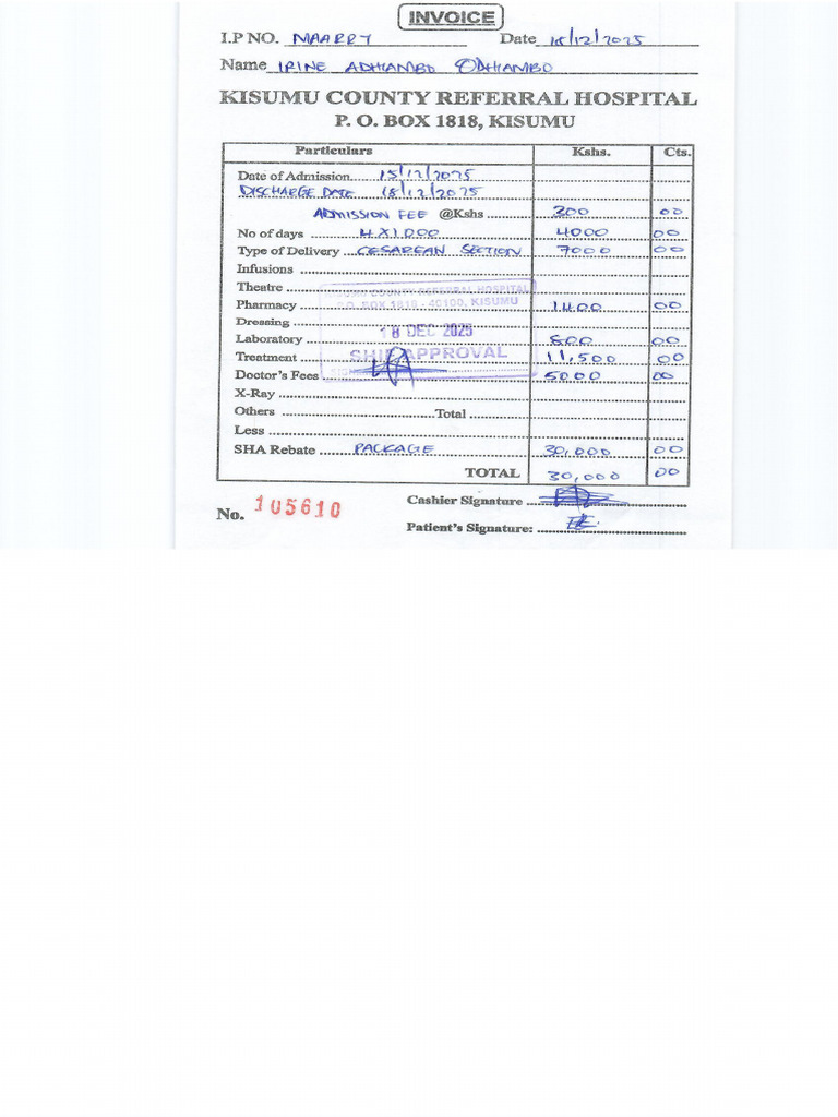 Adhiambo Bill | PDF