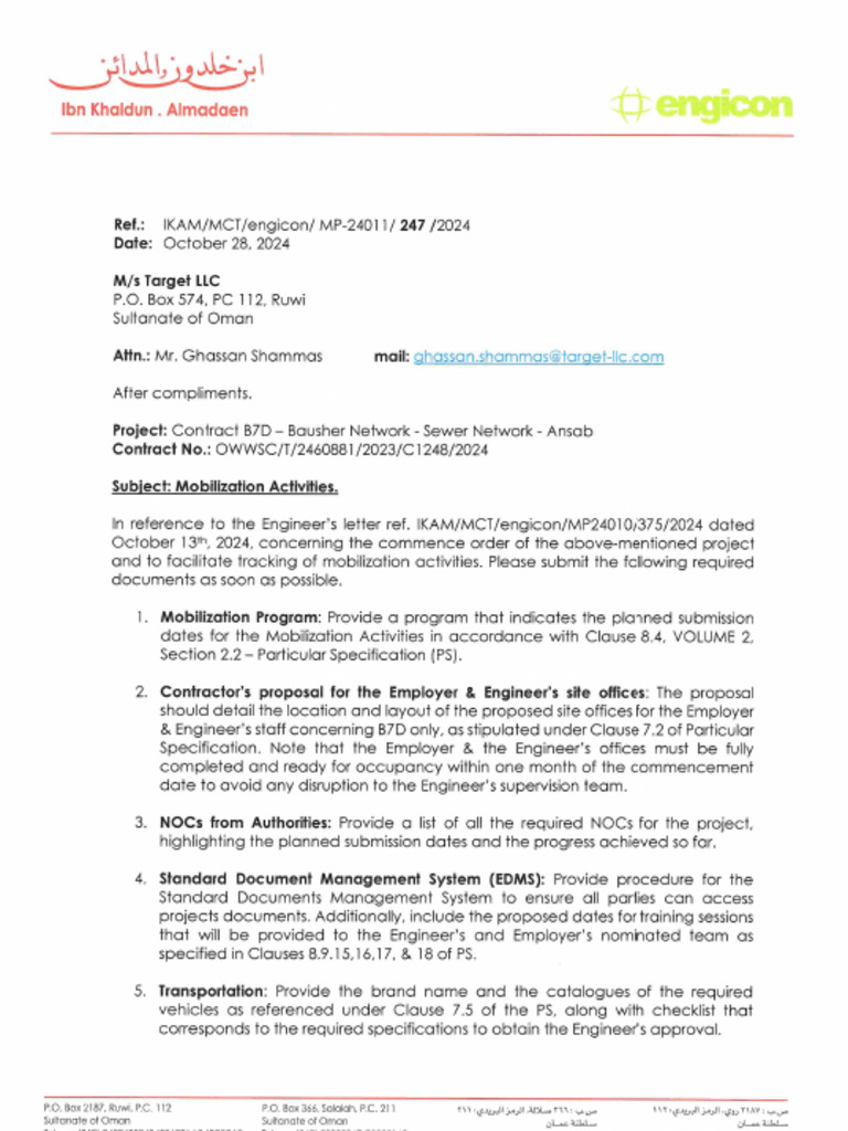 427 Mobilization Activities | PDF