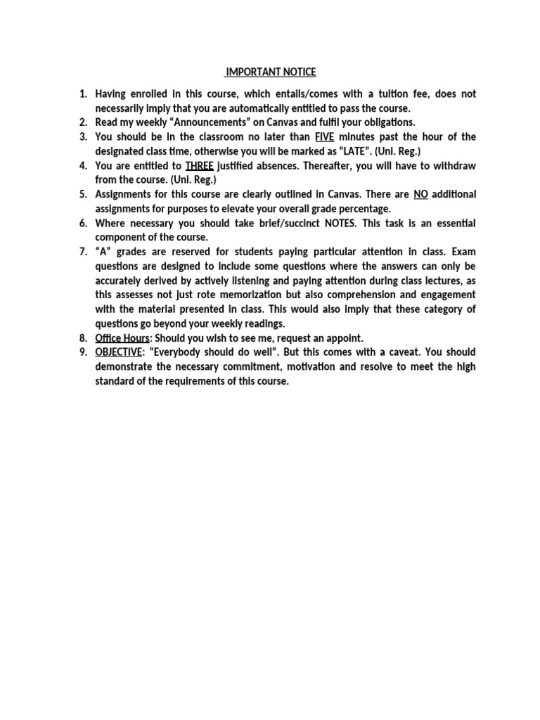 Important Notice | PDF