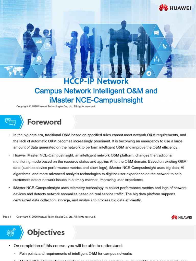 HCPP-02 - Campus Network Intelligent O&M and CampusInsight-update0819 ...