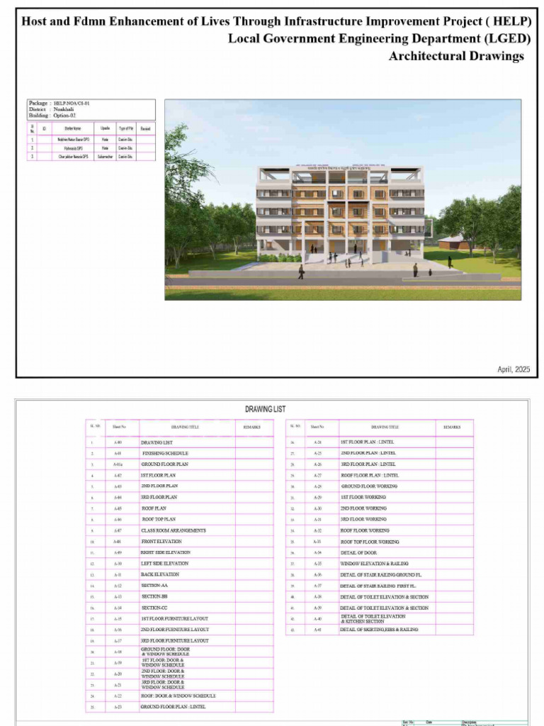 Architectural Drawing Option 02 Part 1 | PDF