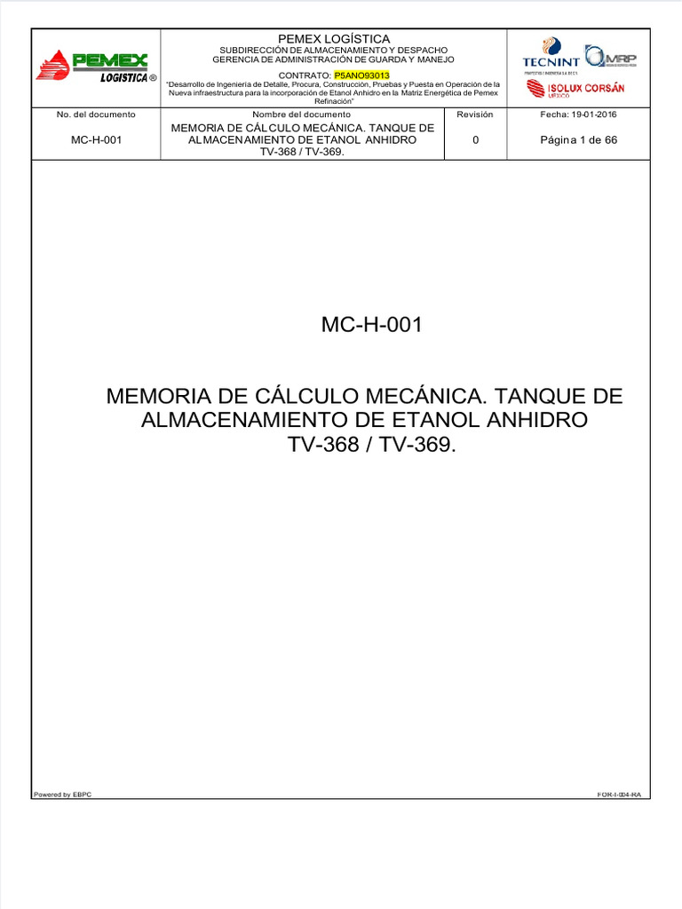 Dokumen - Tips - MC Memoria de Calculo Ejemplo Ametank | PDF