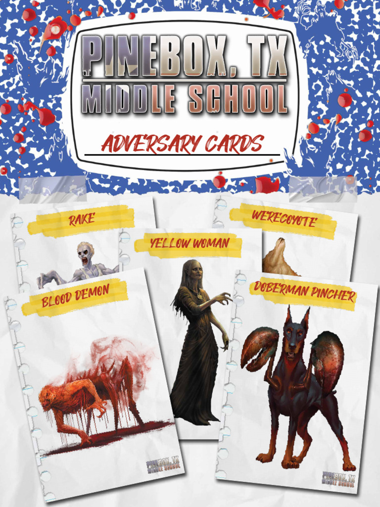 Pbms - Adversary Cards (Swade) (v1.1) (Oef) (2023!03!22) | PDF | Demons