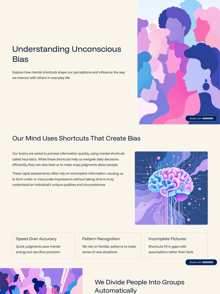 Understanding Unconscious Bias Effects | PDF | Bias | Stereotypes