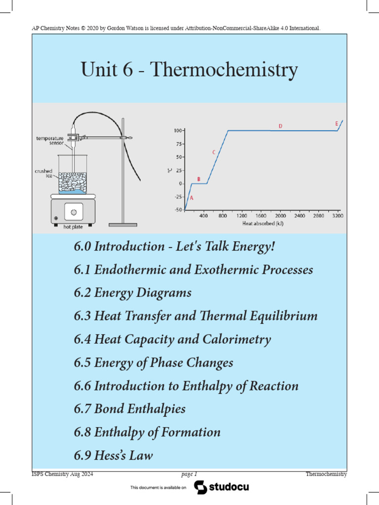 Unit 6 Student Notes With Questions | PDF | Heat | Temperature