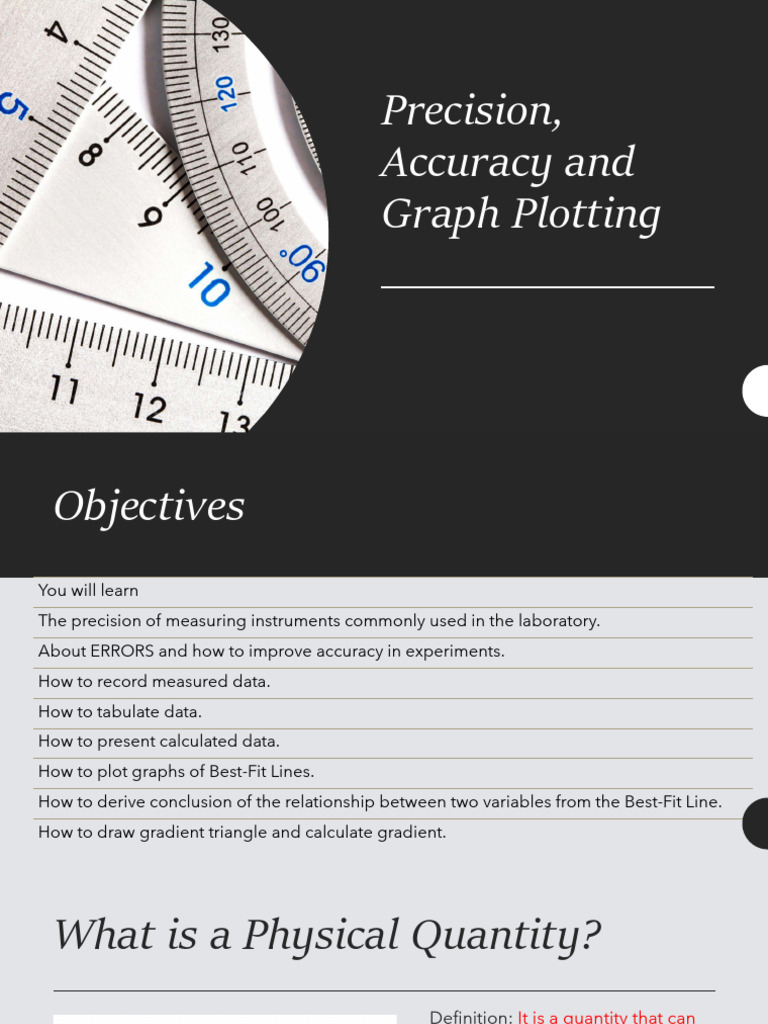 Measuring Instruments and Data Accuracy | PDF | Observational Error ...