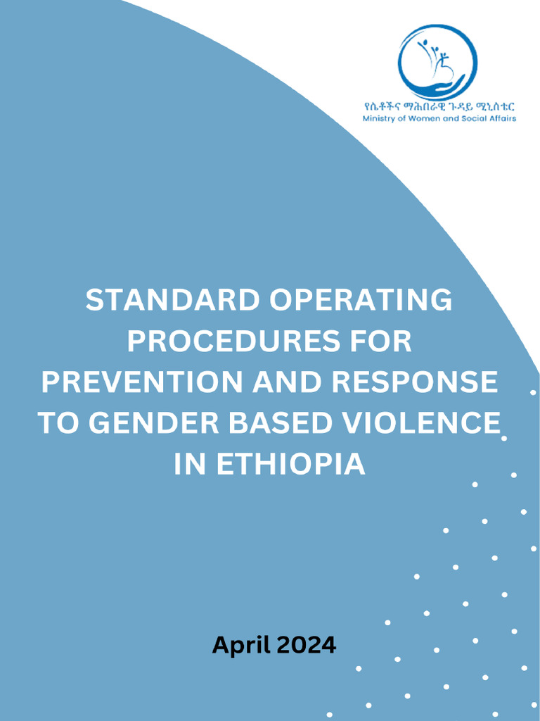 National GBV SOPs June 2024 - Cover Page Included | PDF | Violence ...