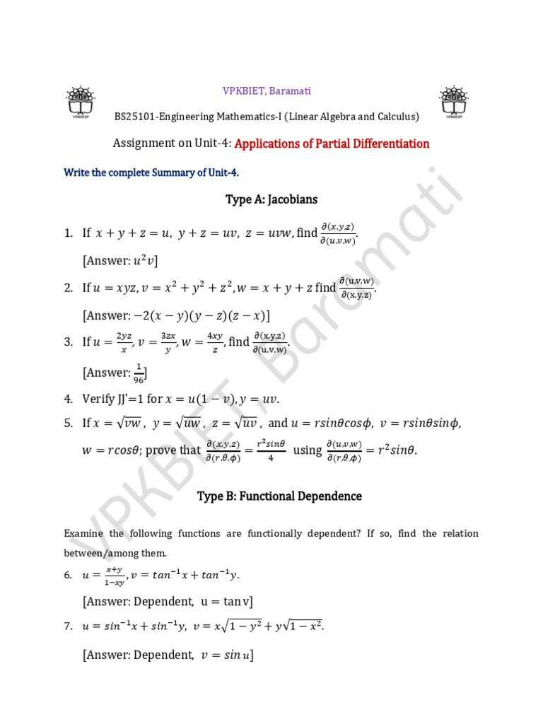 Applications of Partial Differentiation | PDF | Derivative | Square Root