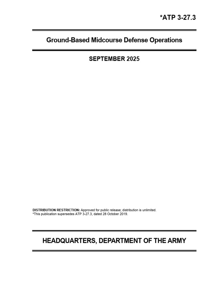 Ground-Based Midcourse Defense Guide | PDF | Missile Defense ...