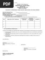 IPPD for Teachers 2024-2025 Sample | PDF | Teachers | Learning