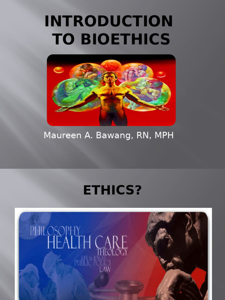 Introduction to Bioethics Concepts | PDF | Bioethics | Medicine