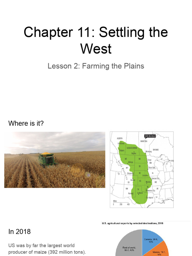 Farming the Plains: Settling the West | PDF | The United States ...