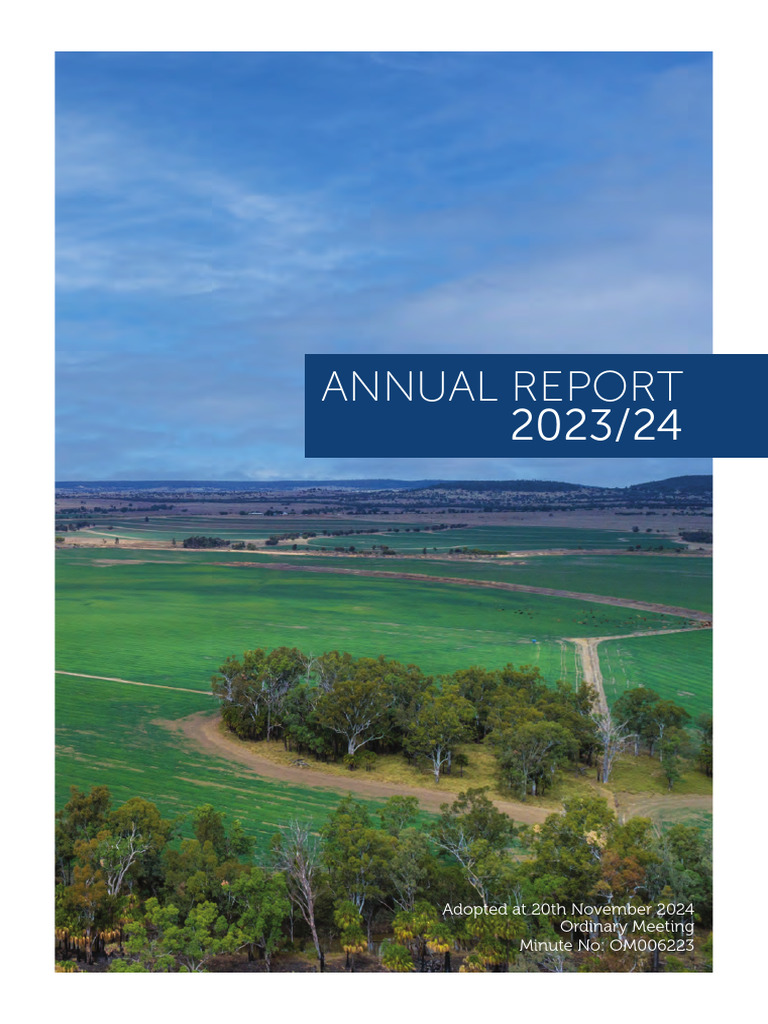 Banana Shire Annual Report 2023/24 | PDF