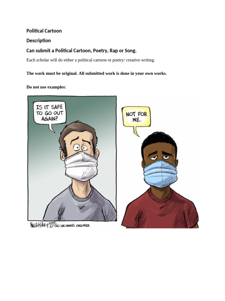 Political Cartoon Assignment | PDF