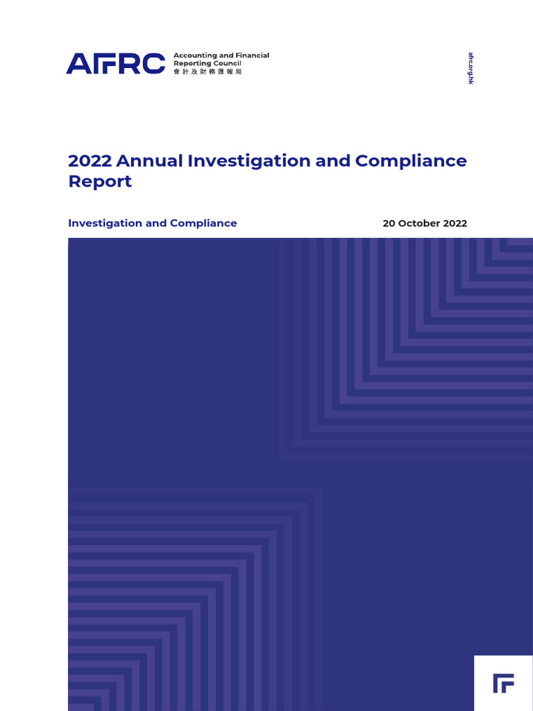 AFRC AnnualI&CReport 2022 en | PDF | Audit | Audit Committee