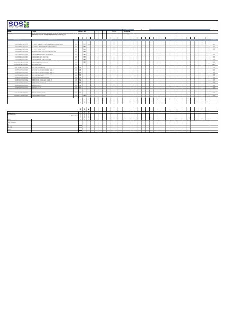 25154-Drawing Issue Sheet - Construction - 28.05.2025 | PDF | Building ...