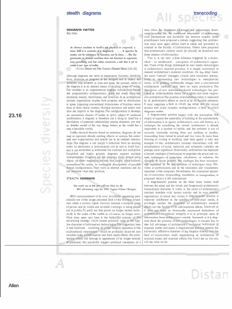 Understanding Stealth Diagrams in Architecture | PDF | Function ...