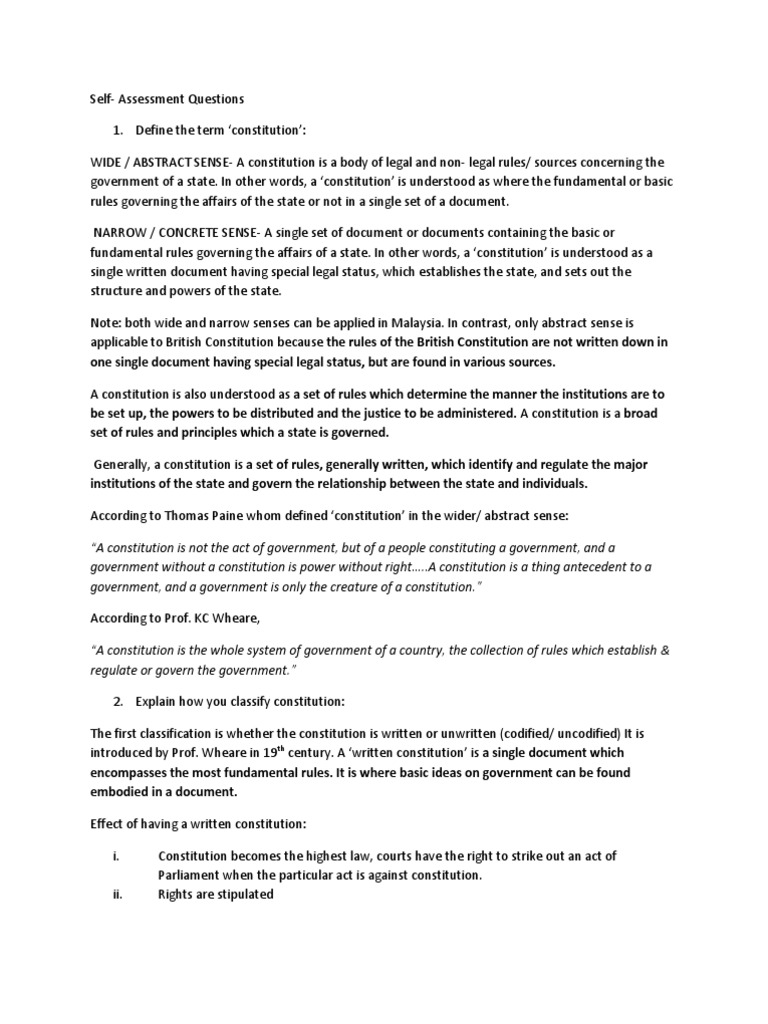 Consti Tutorial | PDF | Monarchy | Constitution