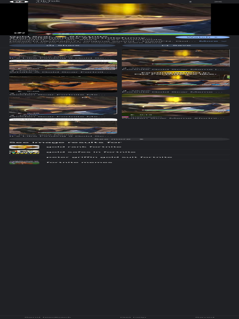 Fortnite Gold Scare Meme - Google Search | PDF