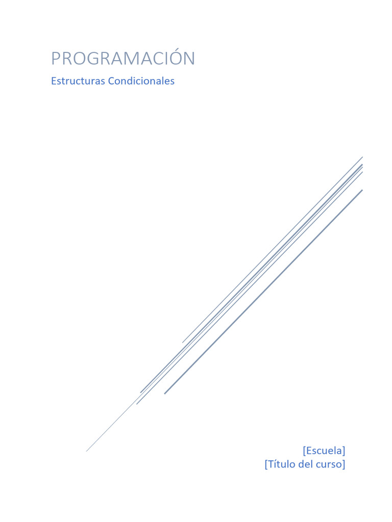 PRG - Q03 01 Estructuras Condicionales | PDF | Java (lenguaje de ...