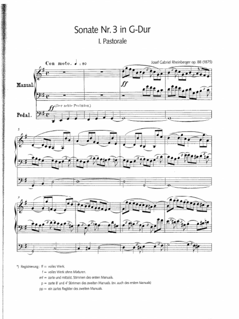 Sonata N. 3 Sol Maggiore | PDF