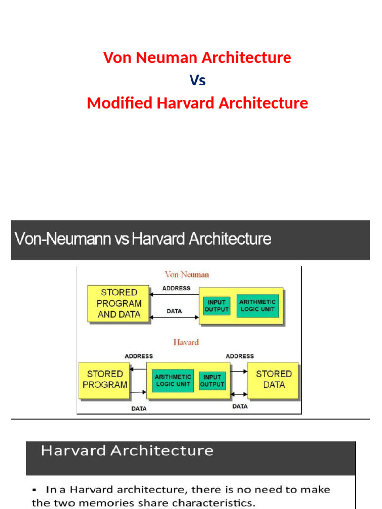 5-Von Neumann Machine - Harvard Architecture-08!01!2024 | PDF