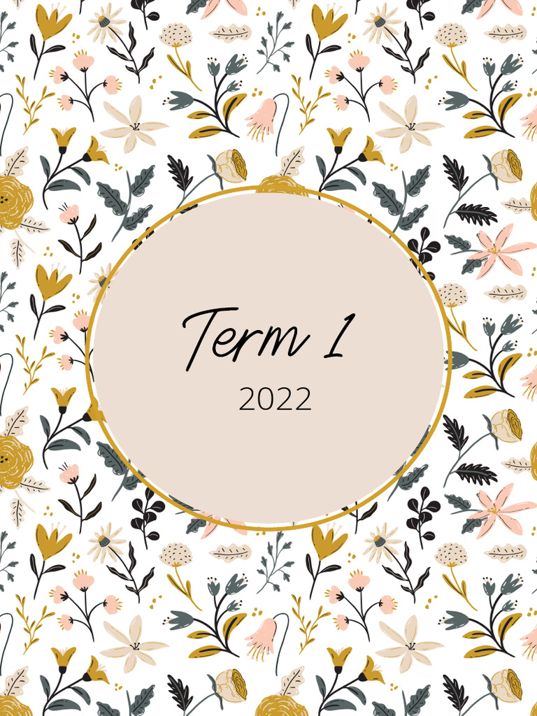 A4 Term Dividers | PDF