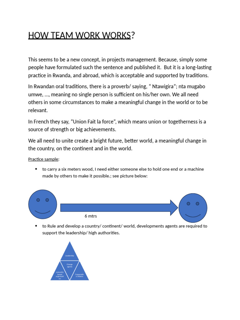 How Team Work Works | PDF