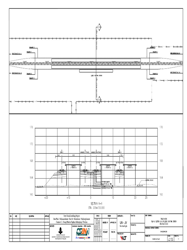 01 Track Schematic and Siding For Station T | PDF