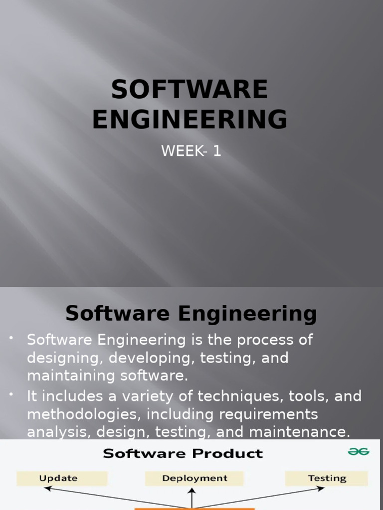 Introduction to Software Engineering | PDF | Software | Software ...